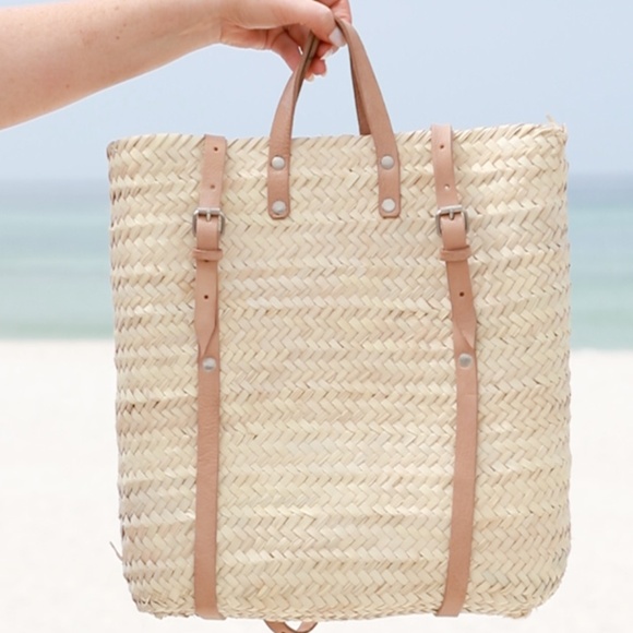 Bags | Straw Beach Bag Backpack | Poshmark